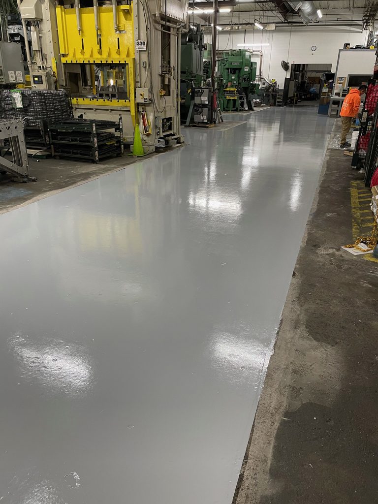 Manufacturing shop floor coated in 48 hours - Seal-Krete High ...